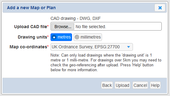 Loading Maps, Plans & Drawings – OTISS – Support
