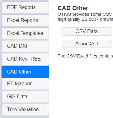 BS5837 CAD – DWG/DXF – OTISS – Support